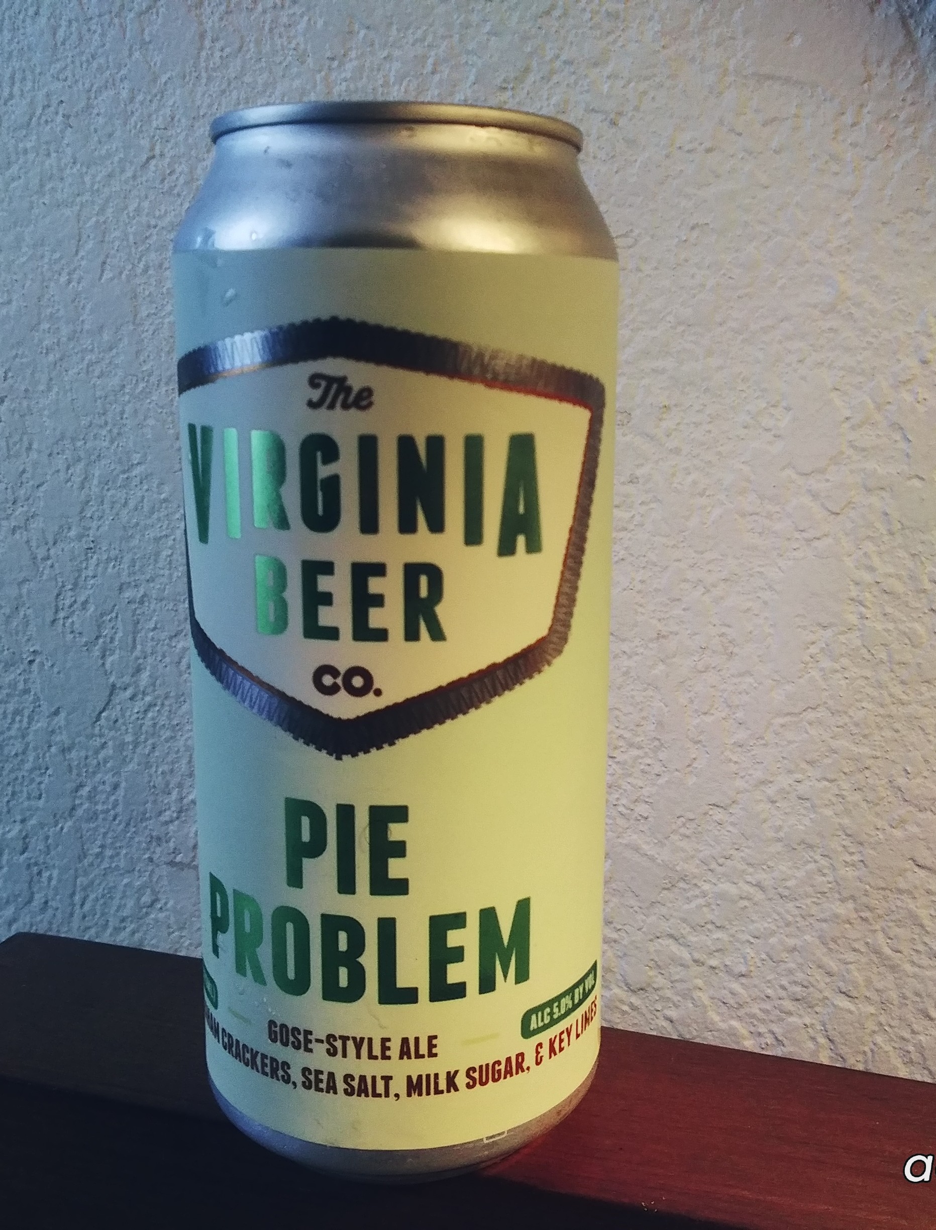 The Virginia Beer Company Pie Problem Gose Ale Review - ABVM